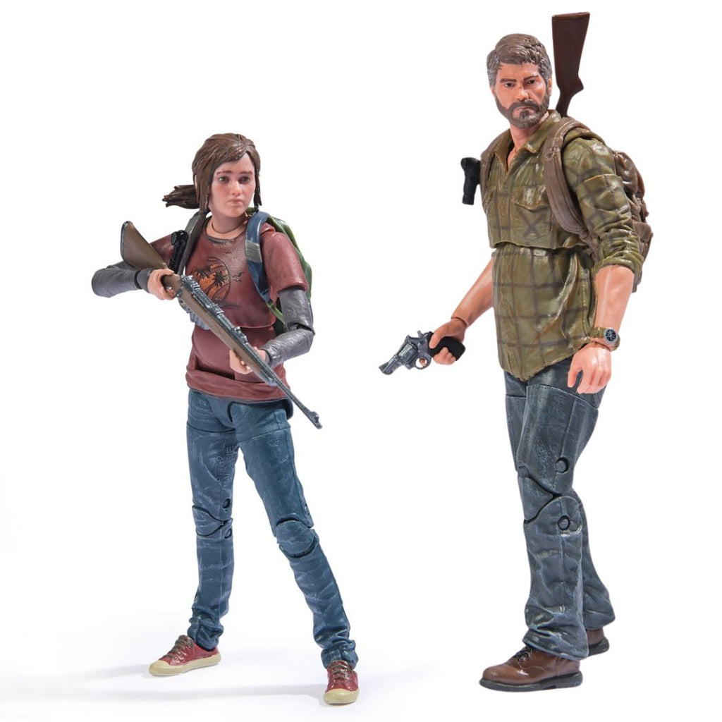 The Last Of Us Shapes Collection Joel And Ellie Action Figure 2-Pack B ...