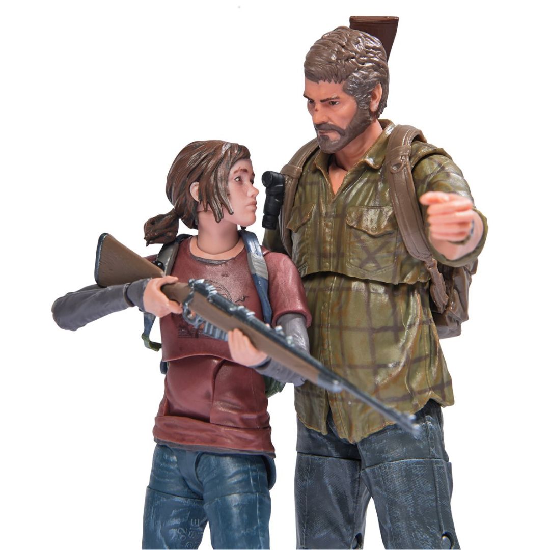 The Last Of Us Shapes Collection Joel And Ellie Action Figure 2-Pack B ...