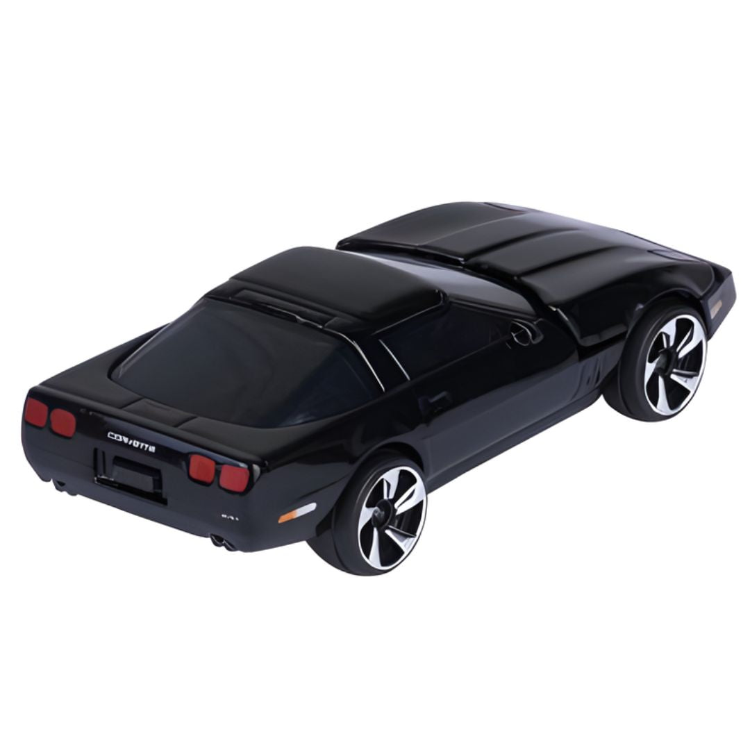Vintage 1990 Black Chevrolet Corvette 1:64 Scale Die-Cast Car By Major ...