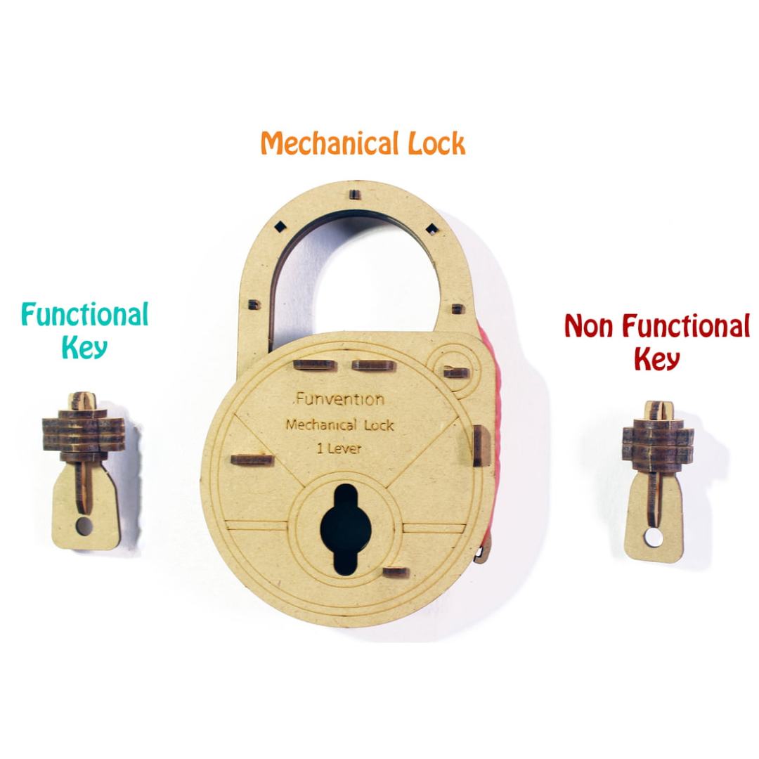 Mechanical Lock - DIY Working Lock Model - www.superherotoystore.com