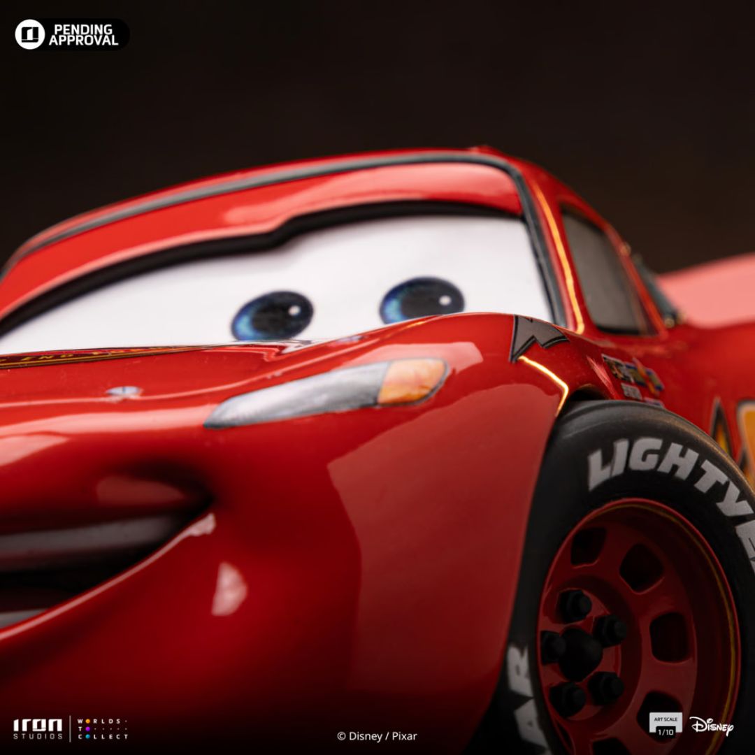 Lightning Mcqueen - Cars Statue By Iron Studios - www.superherotoystore.com