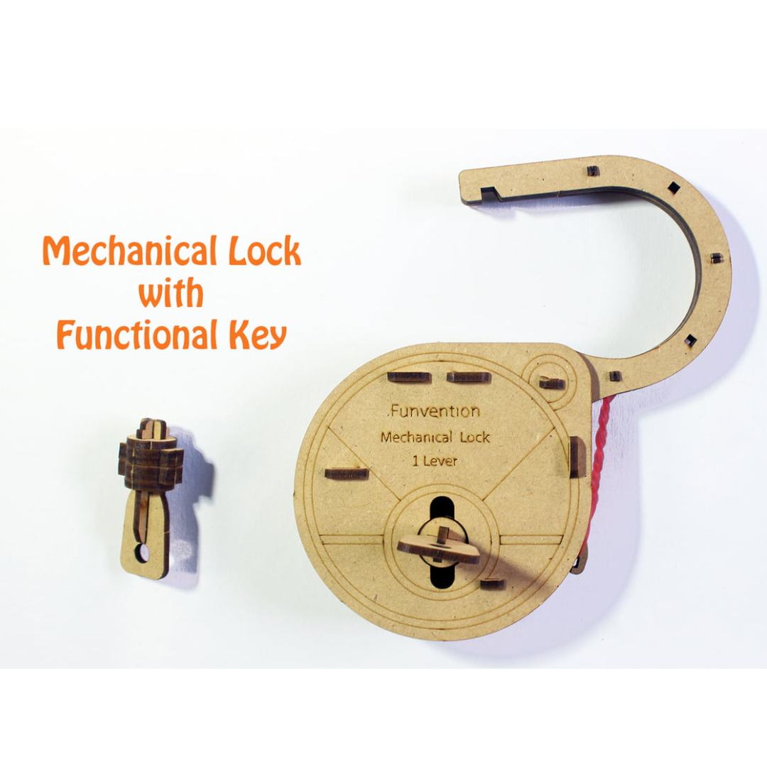 Mechanical Lock - DIY Working Lock Model - www.superherotoystore.com
