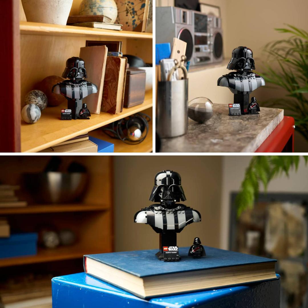 Star Wars Darth Vader Bust By Lego - www.superherotoystore.com