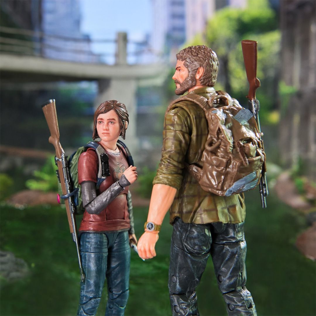 The Last Of Us Shapes Collection Joel And Ellie Action Figure 2-Pack B ...