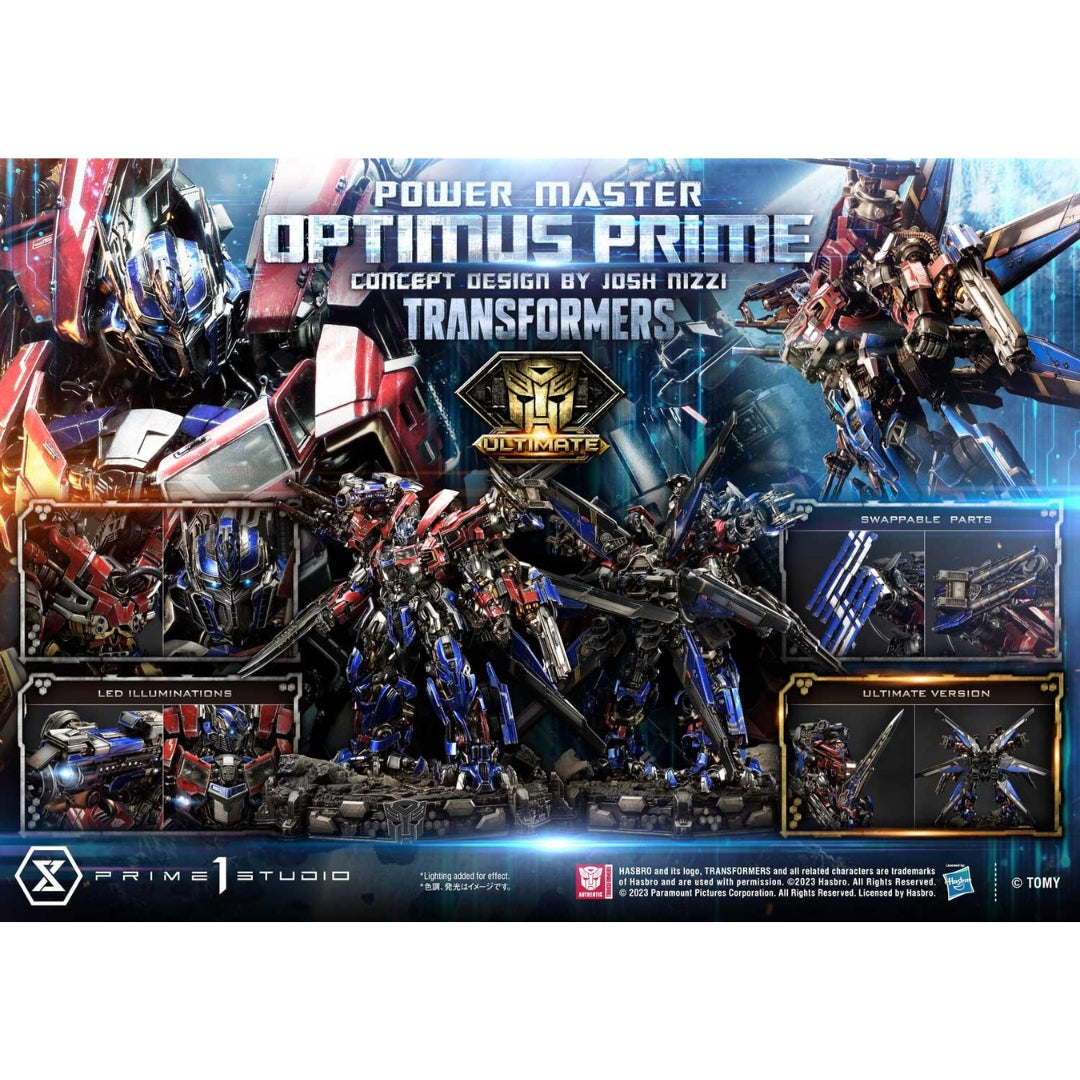 Transformers (Film) Power Master Optimus Prime Ultimate Bonus Version ...