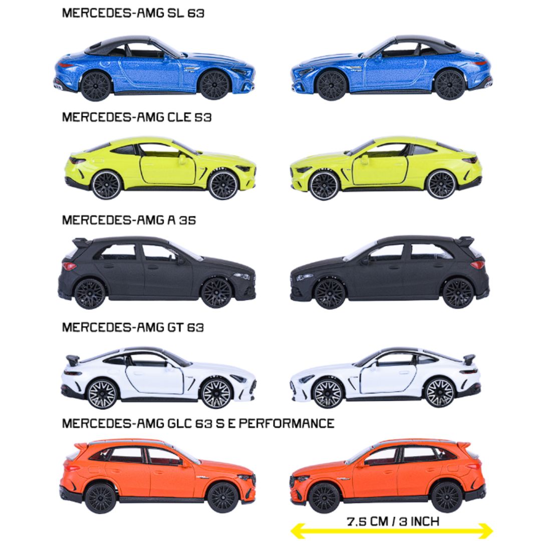 Mercedes Benz AMG 1:64 Scale 5 Pack Die-Cast Car Set by Majorette - www ...