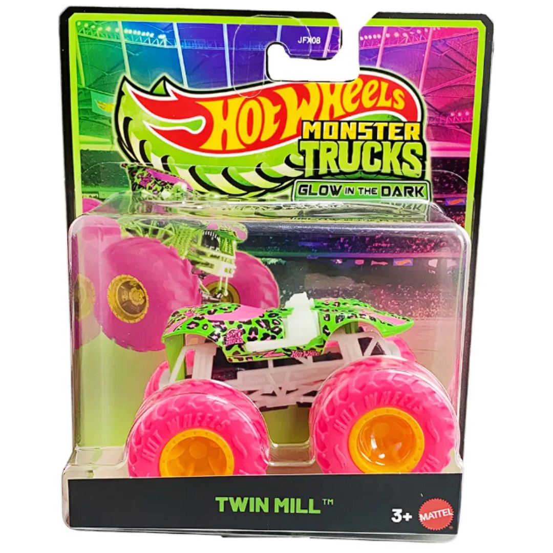 Hot Wheels Monster Trucks Glow In The Dark Twin Mill™ By Hot Wheels ...
