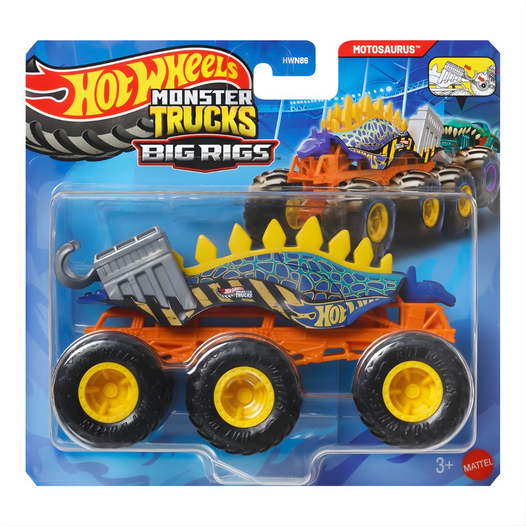 Hot Wheels Monster Trucks Big Rigs CAGE MOTOSAURUS™ By Hot Wheels - www ...