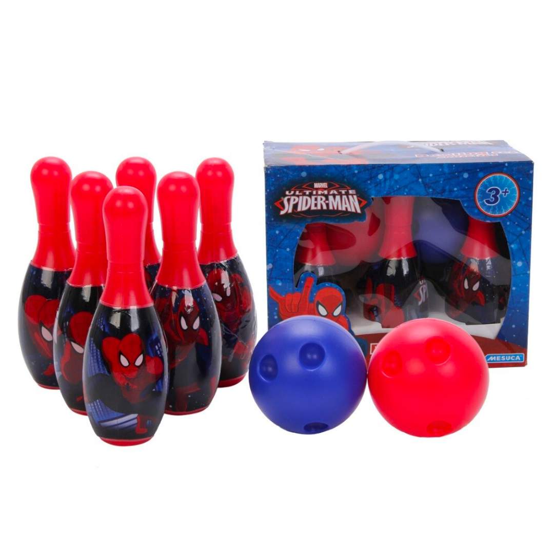 MARVEL SPIDER-MAN Bowling SET - RED By Mesuca - www.superherotoystore.com