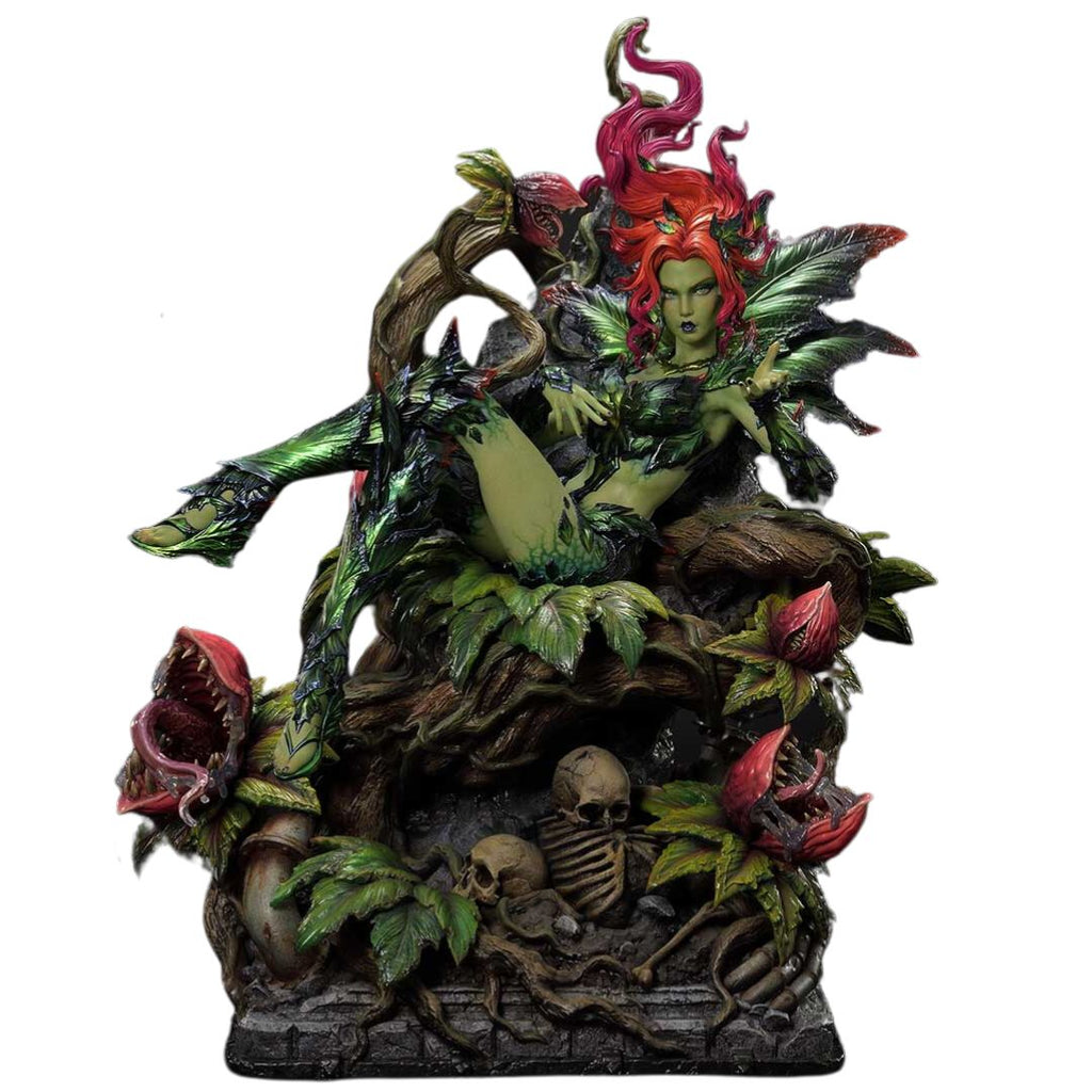 Batman (Comics) Poison Ivy Seduction Throne Deluxe Bonus Version Statu ...