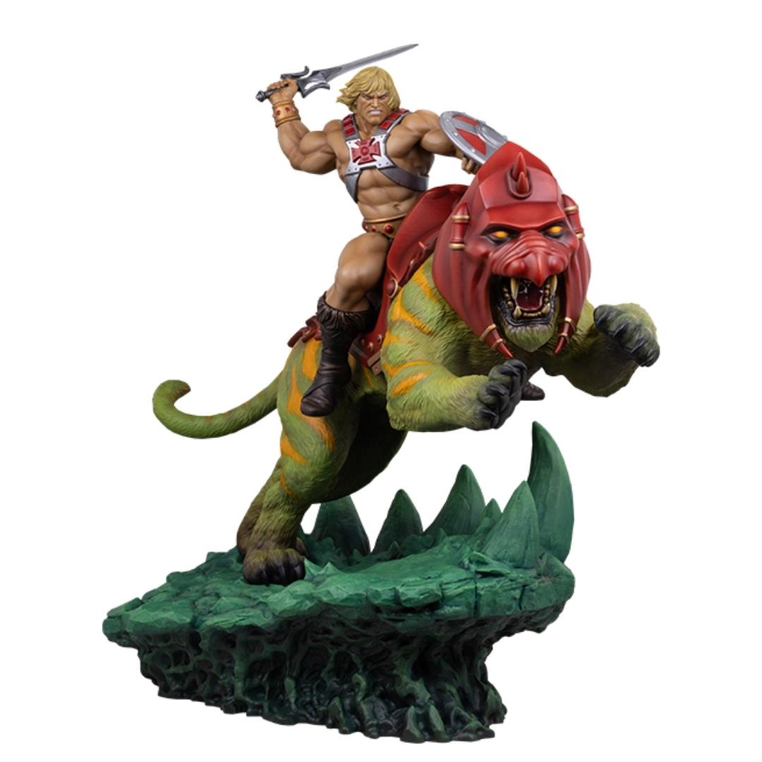 He-Man and Battle Cat Classic Deluxe Maquette by Tweeterhead - www ...