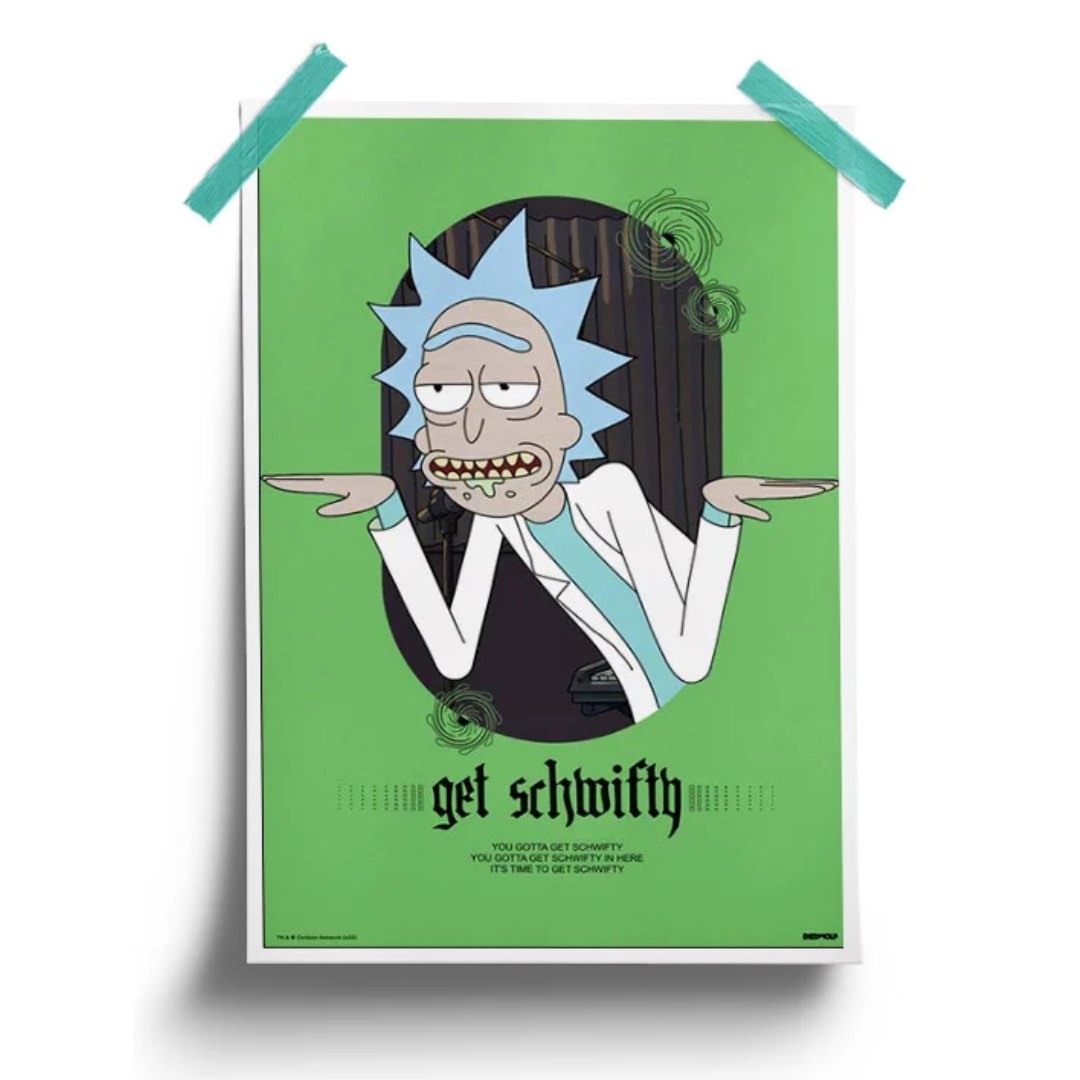 Get Schwifty Poster - www.superherotoystore.com