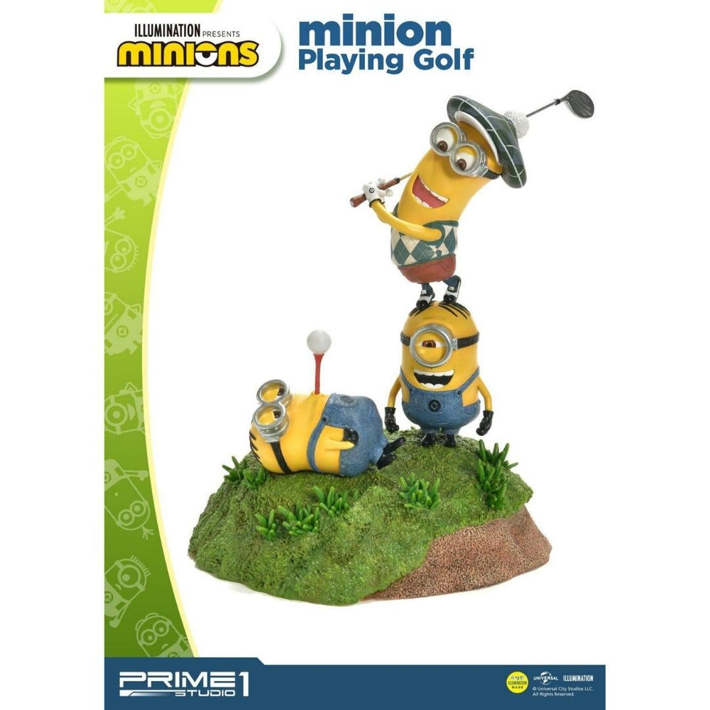 Minions Playing Golf Diorama by Prime 1 Studio - www.superherotoystore.com