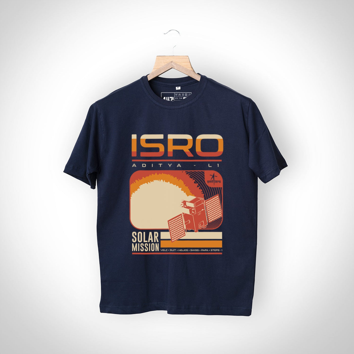 ISRO Navy Aditya L-1 T-Shirt - www.superherotoystore.com