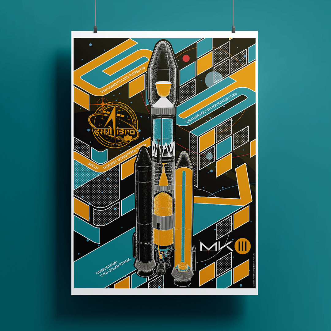 ISRO GSLV MKIII Cyber Punk Cutaway - www.superherotoystore.com