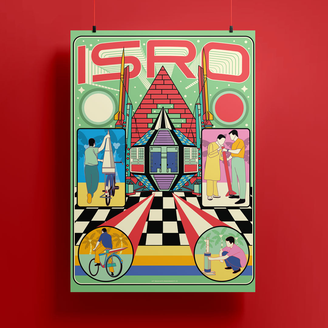 The ISRO Story Poster - www.superherotoystore.com