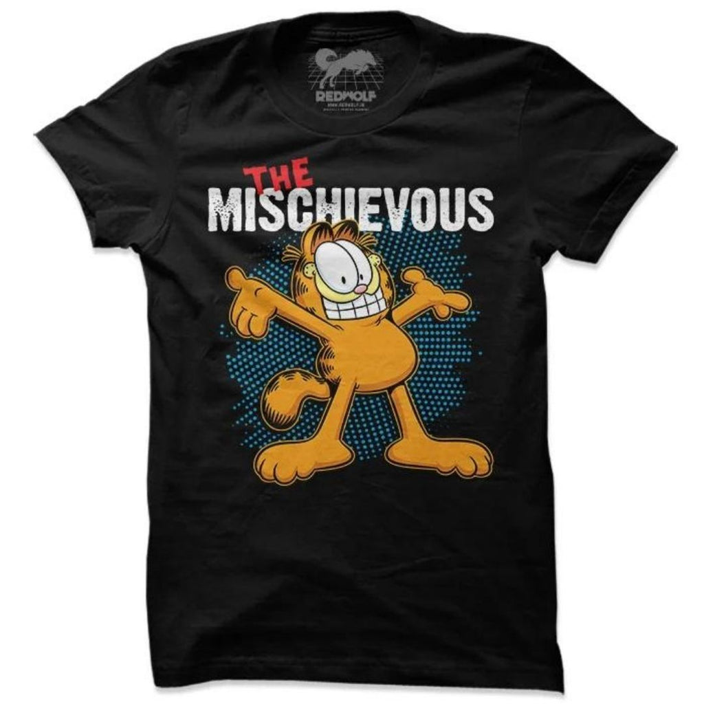 THE MISCHIEVOUS - GARFIELD OFFICIAL T-SHIRT - www.superherotoystore.com