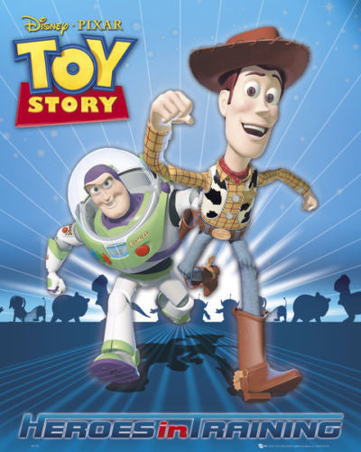 Toy Story - Heroes in Training Mini Poster - www.superherotoystore.com